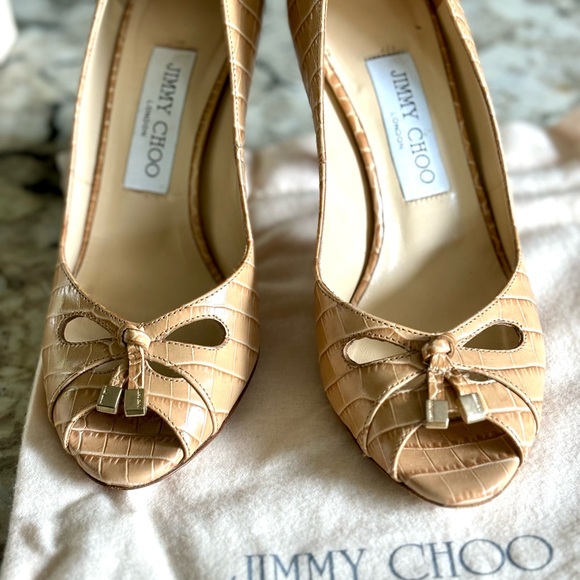 Jimmy Choo | Shoes | Jimmy Choo Glossy Croc | Poshmark